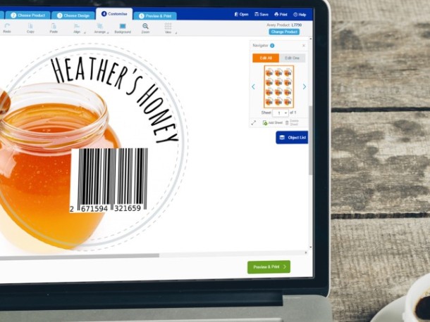 Design and print instructions | Avery