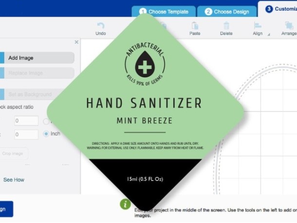 Design and print instructions | Avery