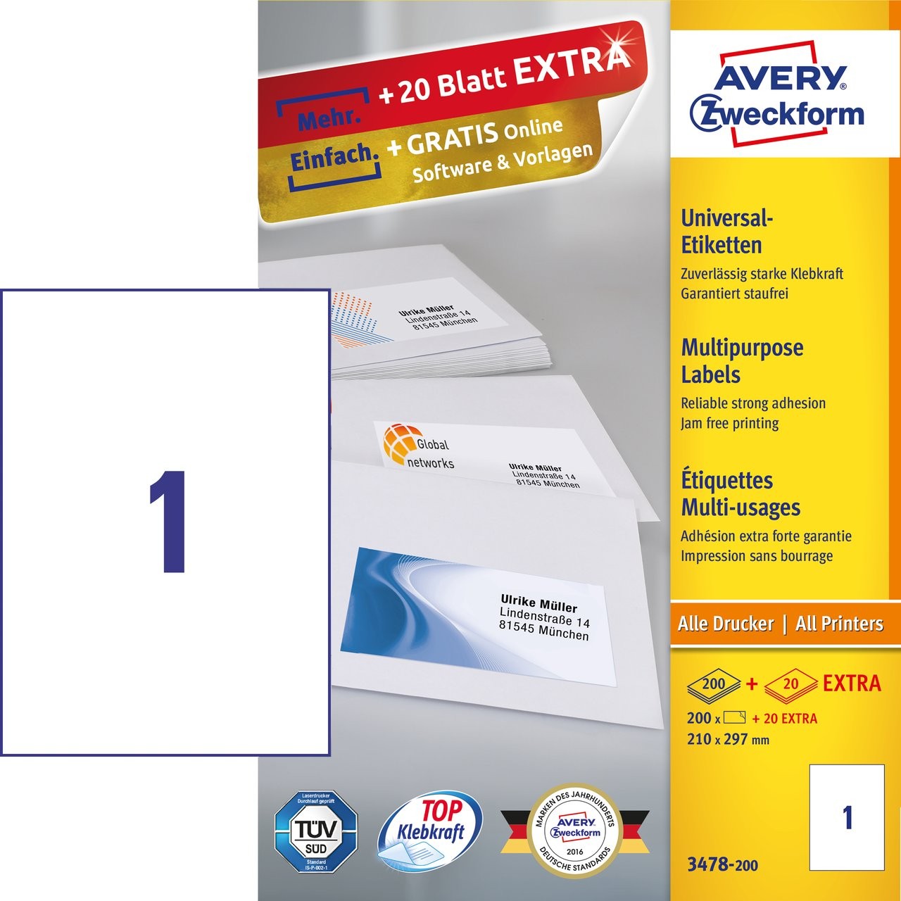 Multipurpose General-use Labels | 3478-200 | Avery