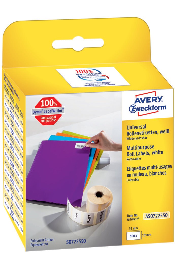 Roll labels | AS0722550 | Avery