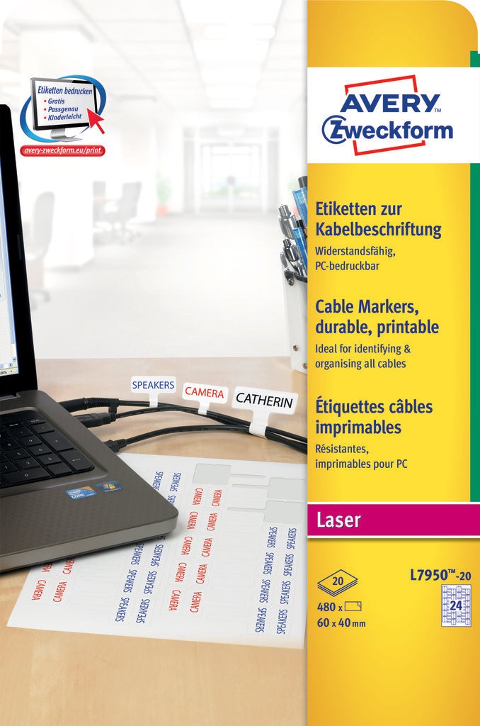 Cable markers | L7950-20 | Avery