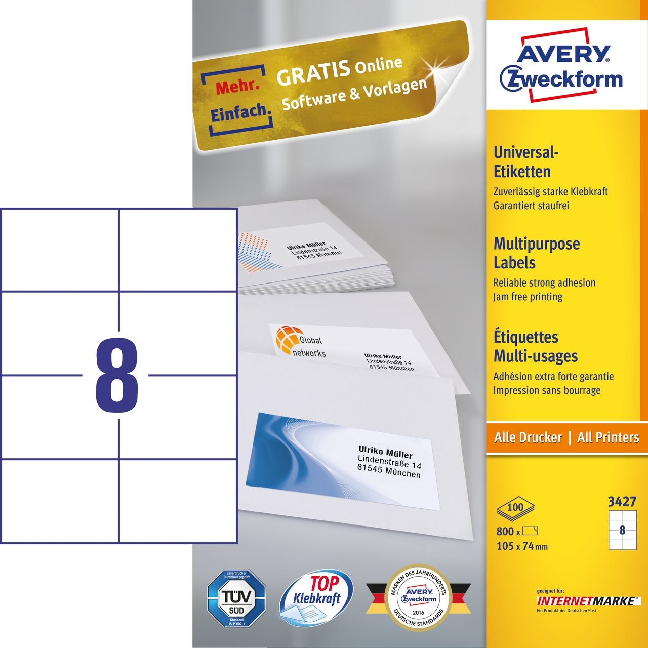 Multipurpose General-use Labels | 3427 | Avery