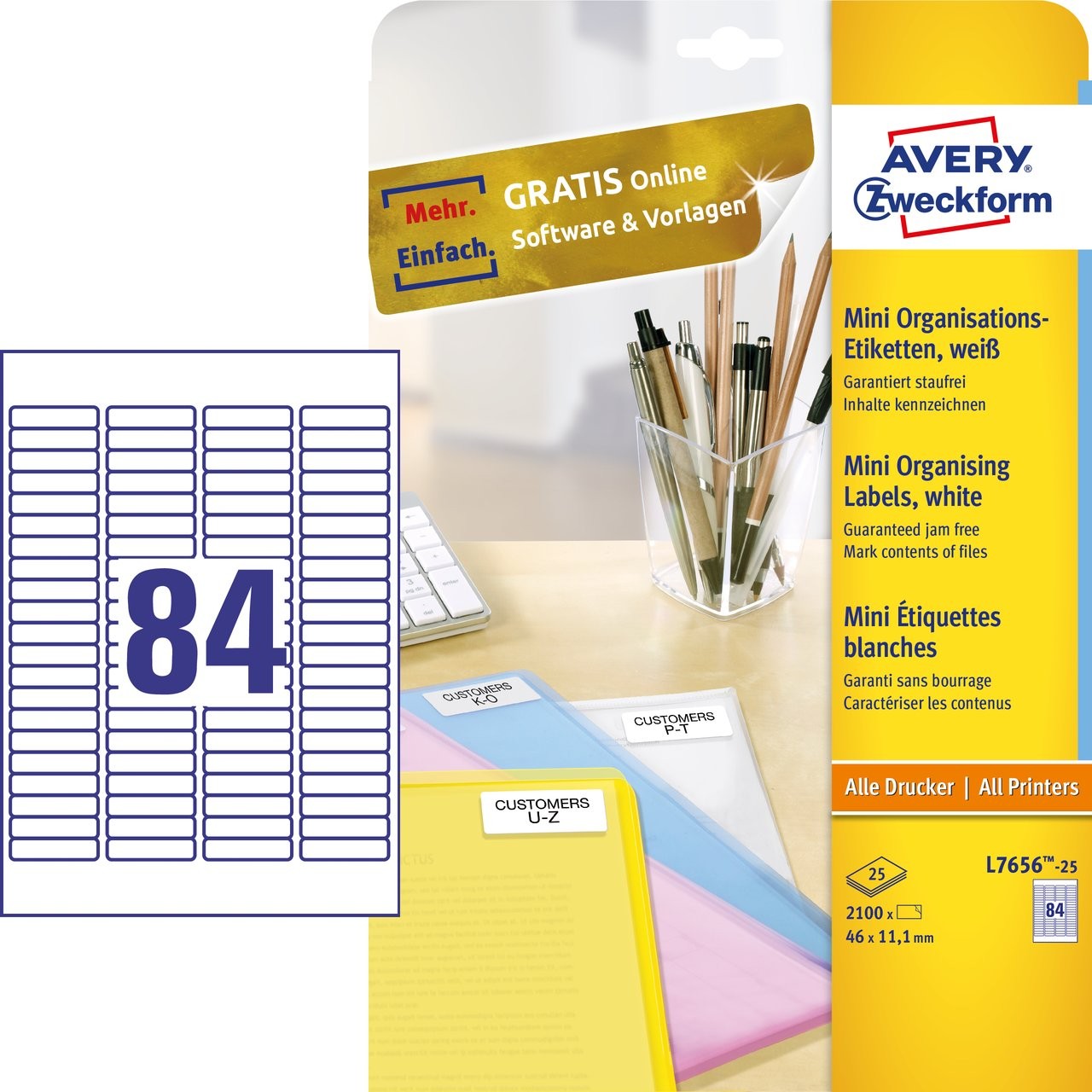 Mini Organising Labels | L7656-25 | Avery