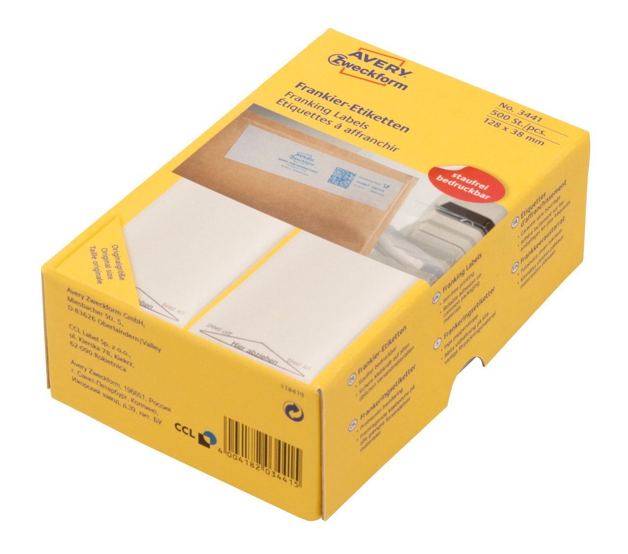 Franking Labels | 3442 | Avery