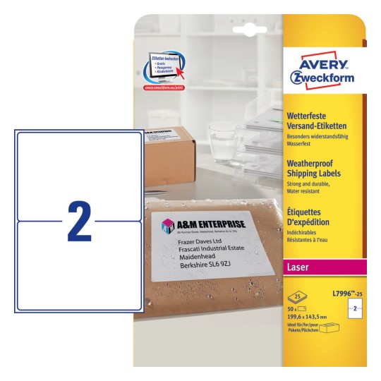 Mailing labels | L7994-25 | Avery