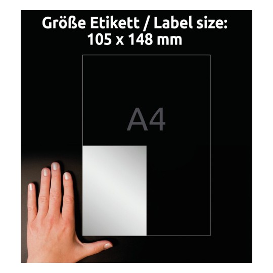 Heavy Duty Silver Labels | L6134-20 | Avery