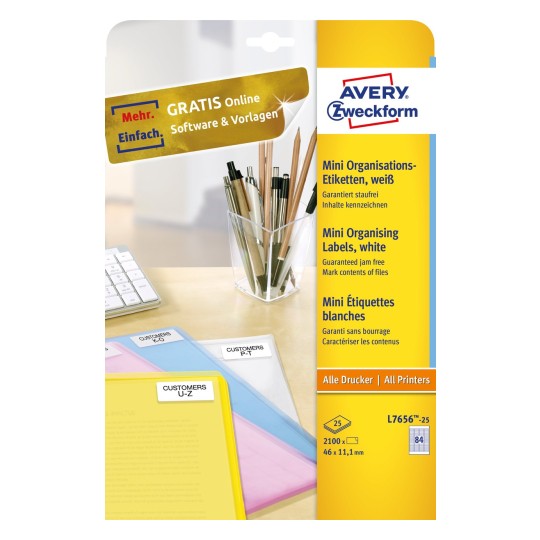 Mini Organising Labels | L7656-25 | Avery