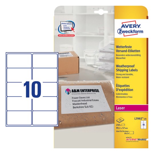Address Labels | L7560-25 | Avery