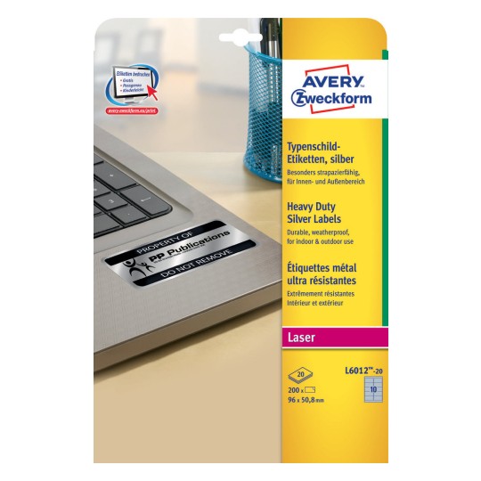 Heavy duty labels | L6012-20 | Avery Heavy duty labels | L6012-20 | Avery