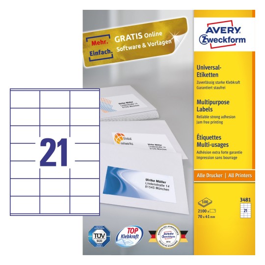 Multipurpose General-use Labels | 3481 | Avery