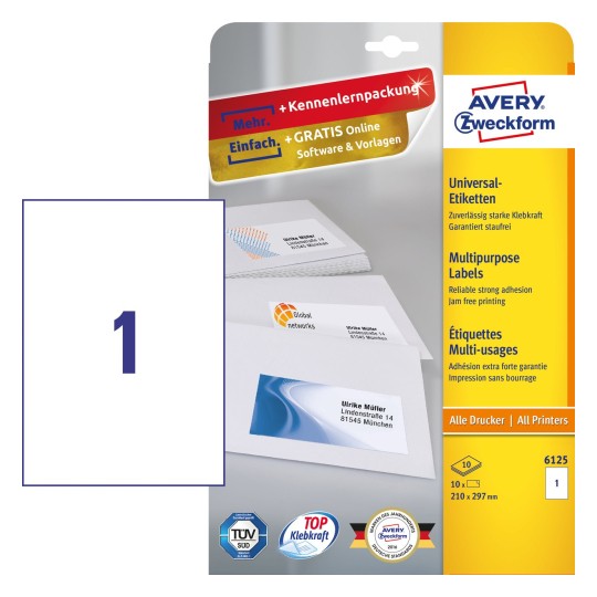 Multipurpose General-use Labels | 6125 | Avery